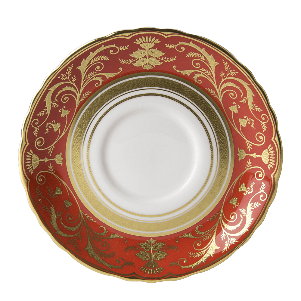 Regency Red Cream Soup Cup (340ml) - Royal Crown Derby