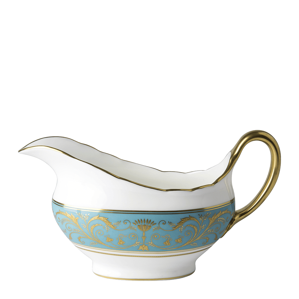 Regency Turquoise Sauce Boat (450ml) - Royal Crown Derby
