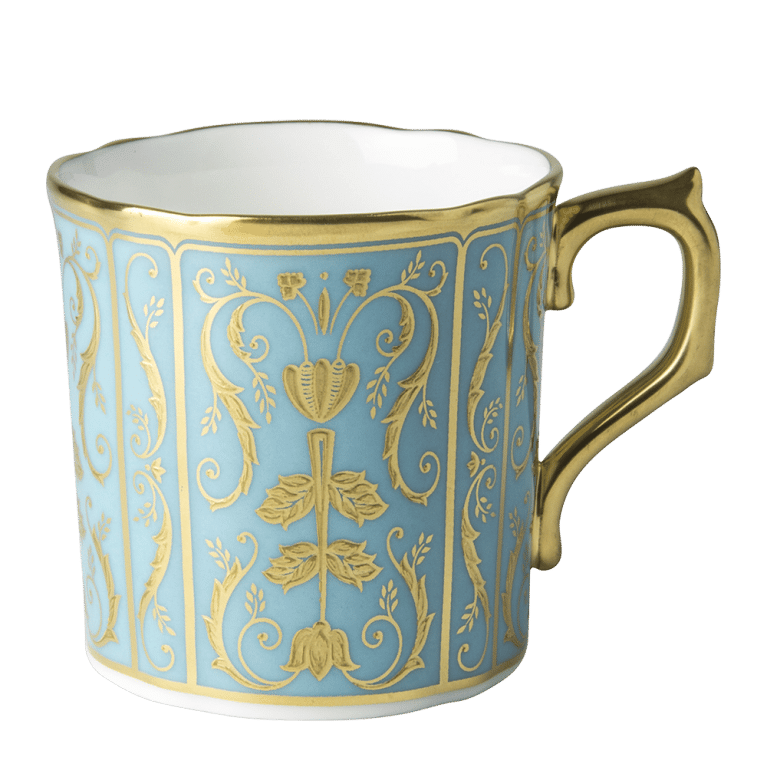 Regency Turquoise Coffee Cup (140ml) - Royal Crown Derby