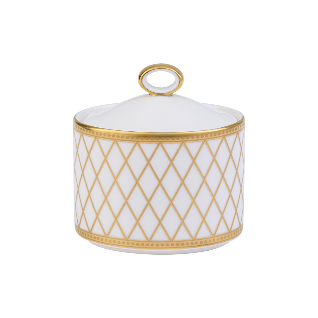 Majestic White Covered Sugar (170ml) - Royal Crown Derby